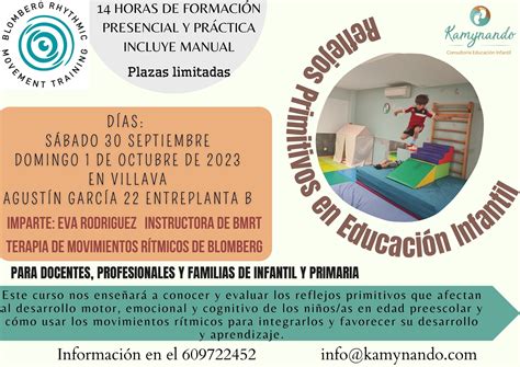 FORMACIÓN REFLEJOS PRIMITIVOS EN EDUCACIÓN INFANTIL EN VILLAVA