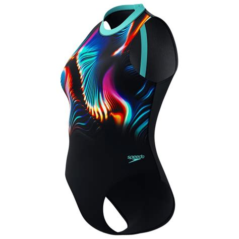 Speedo Printed Hydrasuit Badeanzug Damen Online Kaufen Bergfreundede
