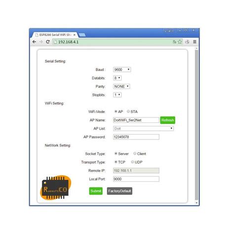 شيلد أوردوينو ويب سيرفر واي فاي Esp8266 Esp 13 Wifi Web Sever Shield