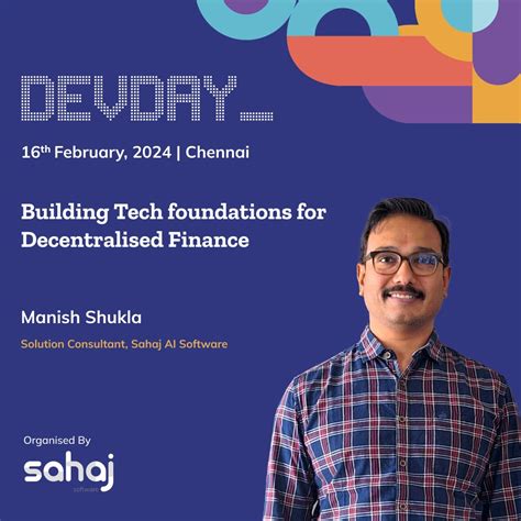 Prasanna A On Linkedin Join Us For Our Upcoming Devday On Decentralised Finance To Delve More…