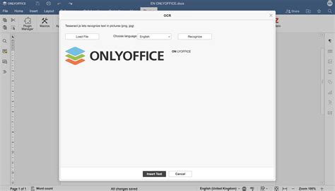 OCR 文字识别 ONLYOFFICE 文档