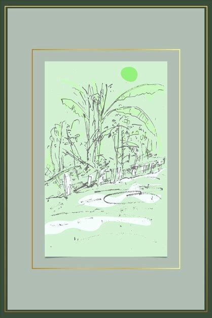 Premium Vector Natural Sketch Boho Coloring Style Vector Eps 10