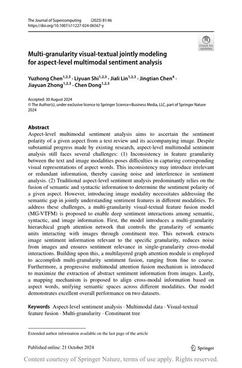 Multi Granularity Visual Textual Jointly Modeling For Aspect Level Multimodal Sentiment Analysis