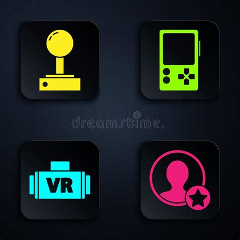 Set Premium Create Account Screen Joystick For Arcade Machine Virtual Reality Glasses And