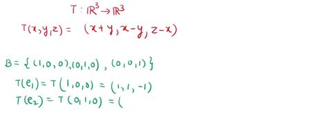 Solved The Standard Matrix For A Linear Transformation In Exercises 1 6