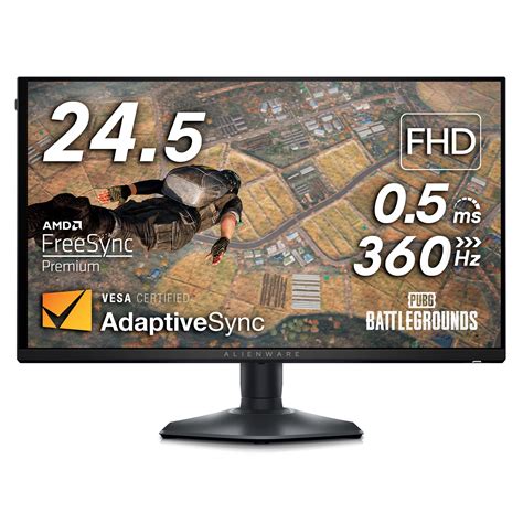 Alienware AW2523HF 24.5 Inch Full HD (1920x1080) Gaming Monitor, 360Hz ...