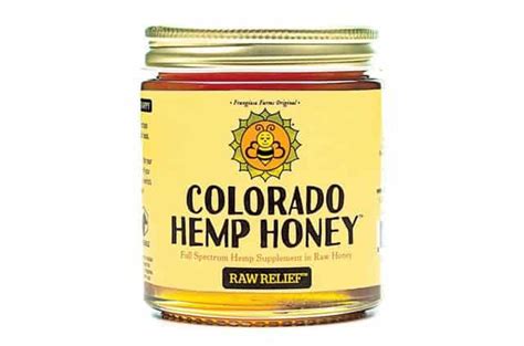 Colorado Hemp Honey Raw Relief 6oz Cbd Honey
