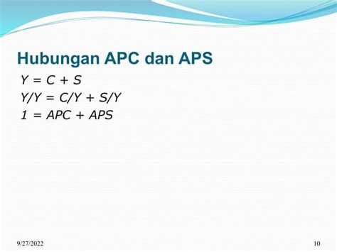 7 Konsep Tabungan Apc Aps Mpc Mps Dan Bep Ppt