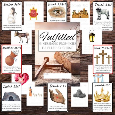 Fulfilled 16 Messianic Prophecies Unit Ftl Of Homeschooling