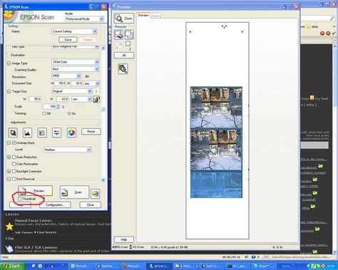 Epson Scanner Frame Size Problem Epson Scanner Frame Size Problem