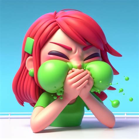 Red Hair Seasick Puffy Cheeks Ai Art By Alrucker On Deviantart