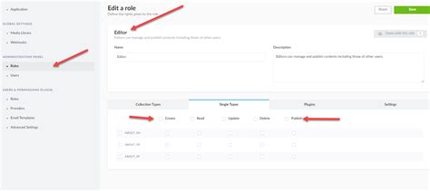 Editor Role Cannot Edit Single Types Strapi Admin Strapi Community Forum