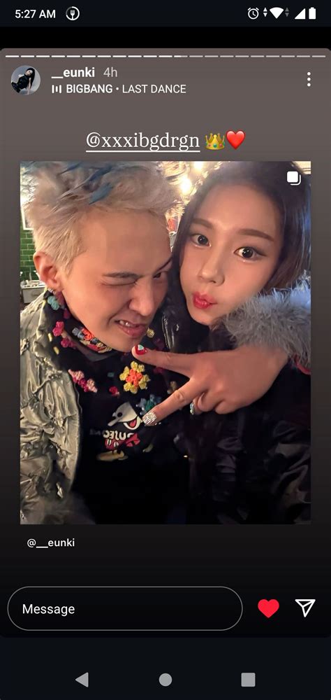 G Dragons Worldwide Vip Fans Club One Of Gds Royal Backup Dancers Eunkis Ig Update