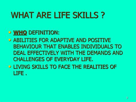 Ppt Life Skills Education Powerpoint Presentation Free Download Id