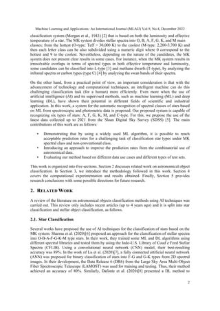 AUTOMATIC SPECTRAL CLASSIFICATION OF STARS USING MACHINE LEARNING AN