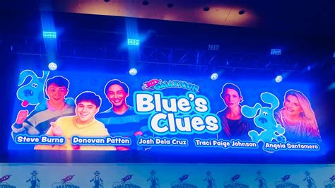 BLUES CLUES 2024 Steve Burns Donovan Patton Joe Josh Dela Cruz Traci