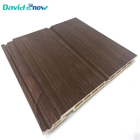 WPC Wood Grain Wall Ceilings Panel Design With Waterproof Fireproof China Building Material