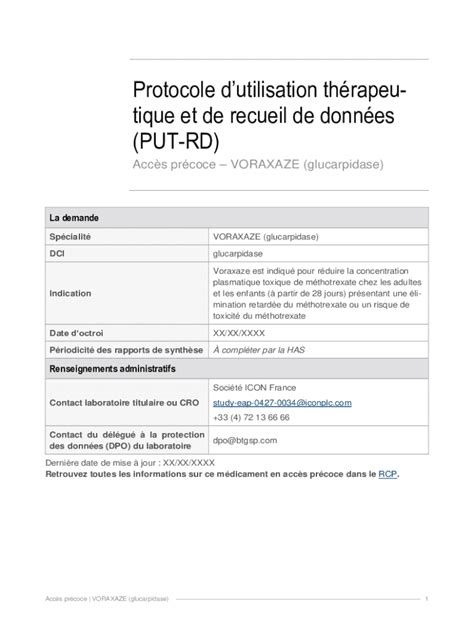 Remplissable En Ligne Glucarpidase To Combat Toxic Levels Of In Fax Email Imprimer Pdffiller