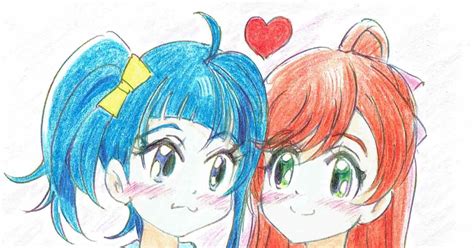 プリキュア ソラ＆ましろん制服ラブラブラクガキ💕 きたまことのイラスト Pixiv