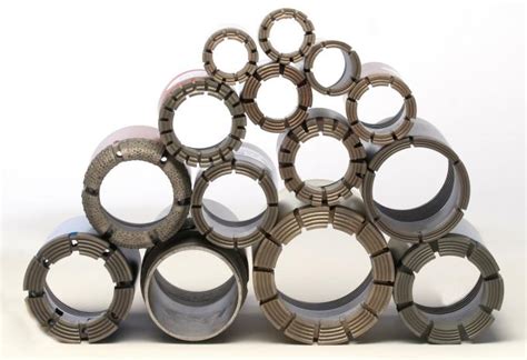 Nmlc Hmlc Natural Diamond Surface Set Core Drill Bits With Fast Penetration Rate