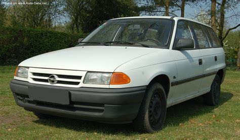 Opel Astra F Caravan Technical Specs Fuel Consumption Dimensions