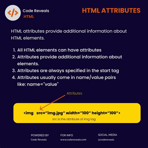 html attributes what you need to know about them code reveals posted