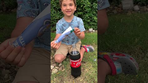 Experimento Probando Ponerle Mentos A La Coca Cola YouTube
