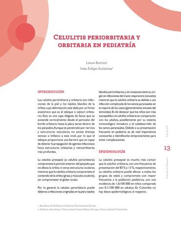 Celulitis periorbitaria y orbitaria en pediatría by Sociedad Colombiana de Pediatría Issuu