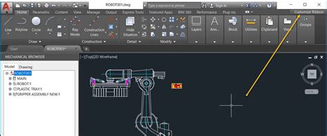 Where Customize Ribbon Button Autodesk Community