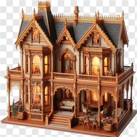 Vintage Dollhouse Victorian Intricate Design Victorian Intricate