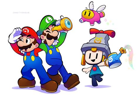 Vinny Dingitydingus Connie Mario Snoutlet Mario Mario And Luigi
