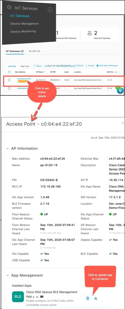 Cisco Spaces Iot Service Configuration Guide Wireless Ap As A