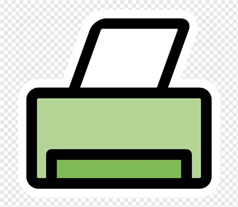 Impresión de iconos de computadora de impresora sección s rectángulo