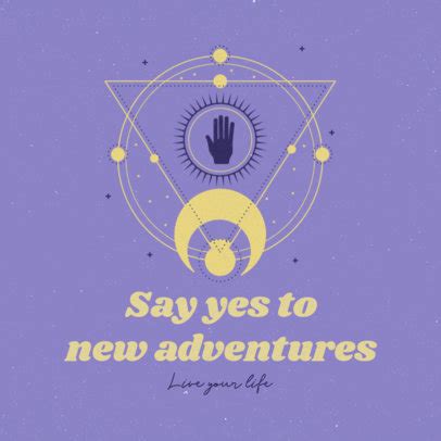 Placeit Instagram Post Design Template Featuring Positive Messages