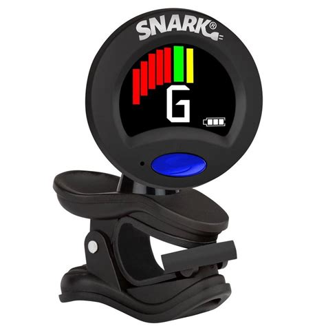 Snark Rechargeable Super Tight Black Chromatic Instrument Tuner Metro