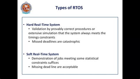 Rtos Architecture Of Embedded Systems Youtube