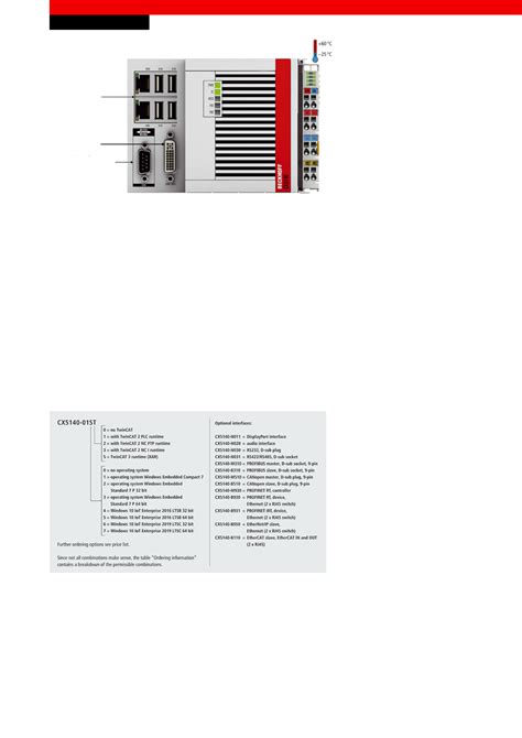 Beckhoff Cx5140 User Manual