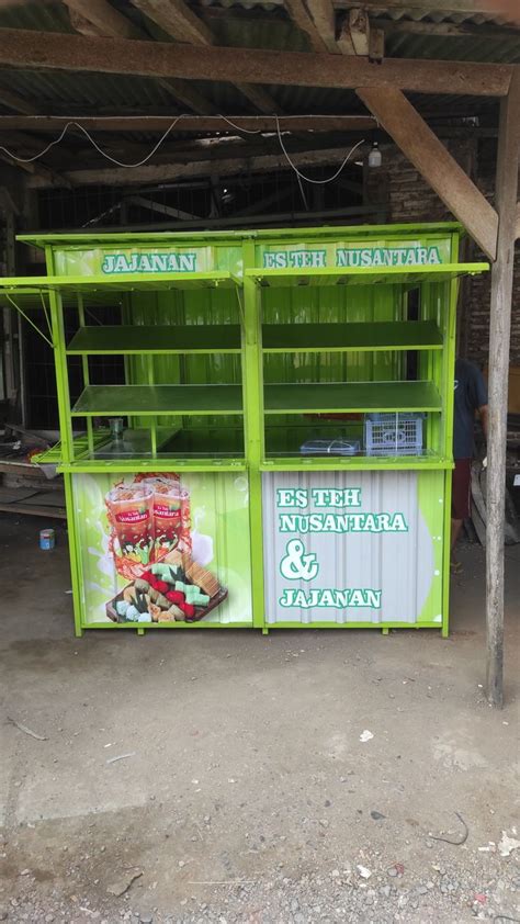 Booth Container Jualan Es Teh Hub087815760248 Desain Rumah