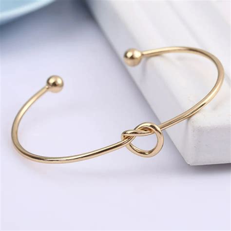 Bratara Dama Model Nod Inima Deschidere Circle Bronz Dimensiune