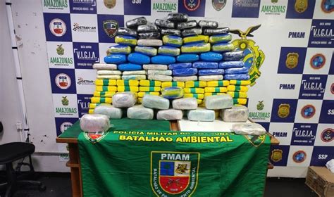 Droga Avaliada Em Mais De R 44 Milhões é Apreendida No Amazonas