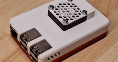 RaspberryPi Housing With Mm Fan Cavity By HD Creator Download Free STL Model Printables Com