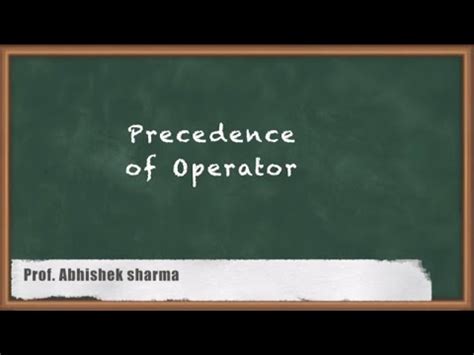 Operator Precedence In Compiler Design Explained Video Lecture Compiler Design Video Lectures