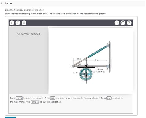 Solved Part A Draw The Free Body Diagram Of The Wheel Draw Chegg