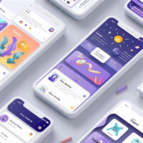 Premium Photo Mobile App Aplication Advertisement With Blue Screen Wallpaper Generative Ai