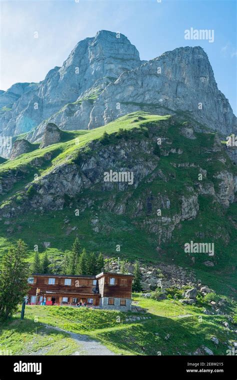 View Over Restaurant Gumen To Eggstock A Peak With A Via Ferrata In