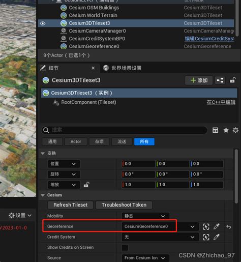 【ue5 Cesium】03 Cesium For Unreal 添加本地数据集ue5blank 3d Tilestileset Csdn博客