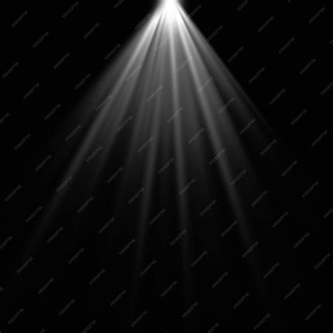 밝은 조명 스포트라이트 효과 프리미엄 Psd 파일