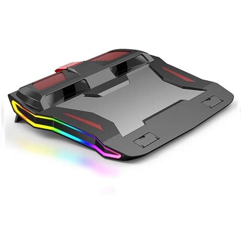 Adjustable Notebook Stand Cooling Base RGB Gaming Vicedeal