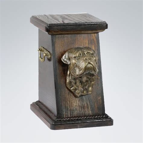Hundeurne Mit Bronze Bullmastiff URNITAS