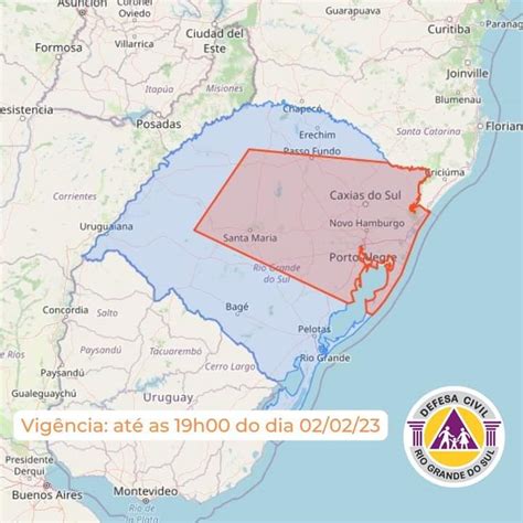 Defesa Civil Emite Alerta De Temporais Para Esta Quinta Feira Rádio